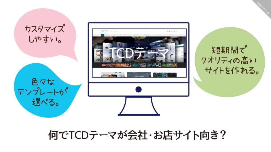 低予算でクオリティ高いHPの作成方法〜TCDテーマを使う〜 - のんどりデザイン