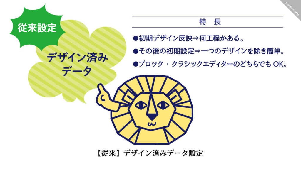 AFFINGER6初期デザイン設定は2通り！〜AFFINGERデザインカードとデザイン済みデータを比べてみた - のんどりデザイン